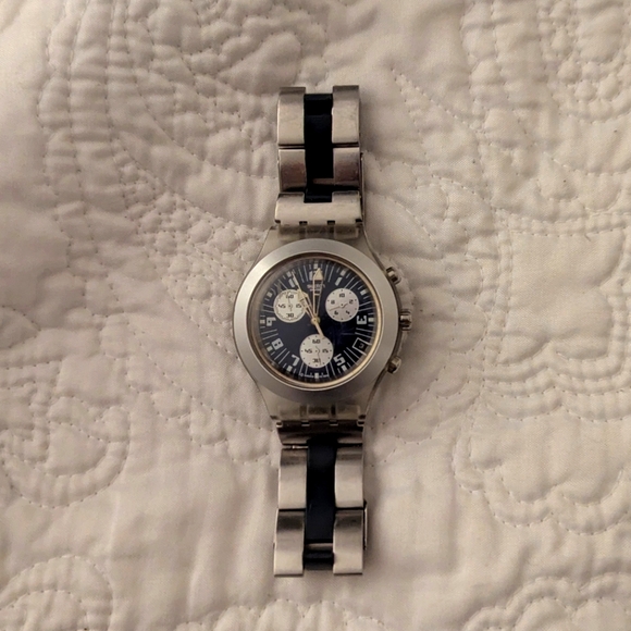 Swatch | Accessories | 20 Swatch Irony Diaphane Chronograph Watch Swiss Swatch Chrono Rare ...